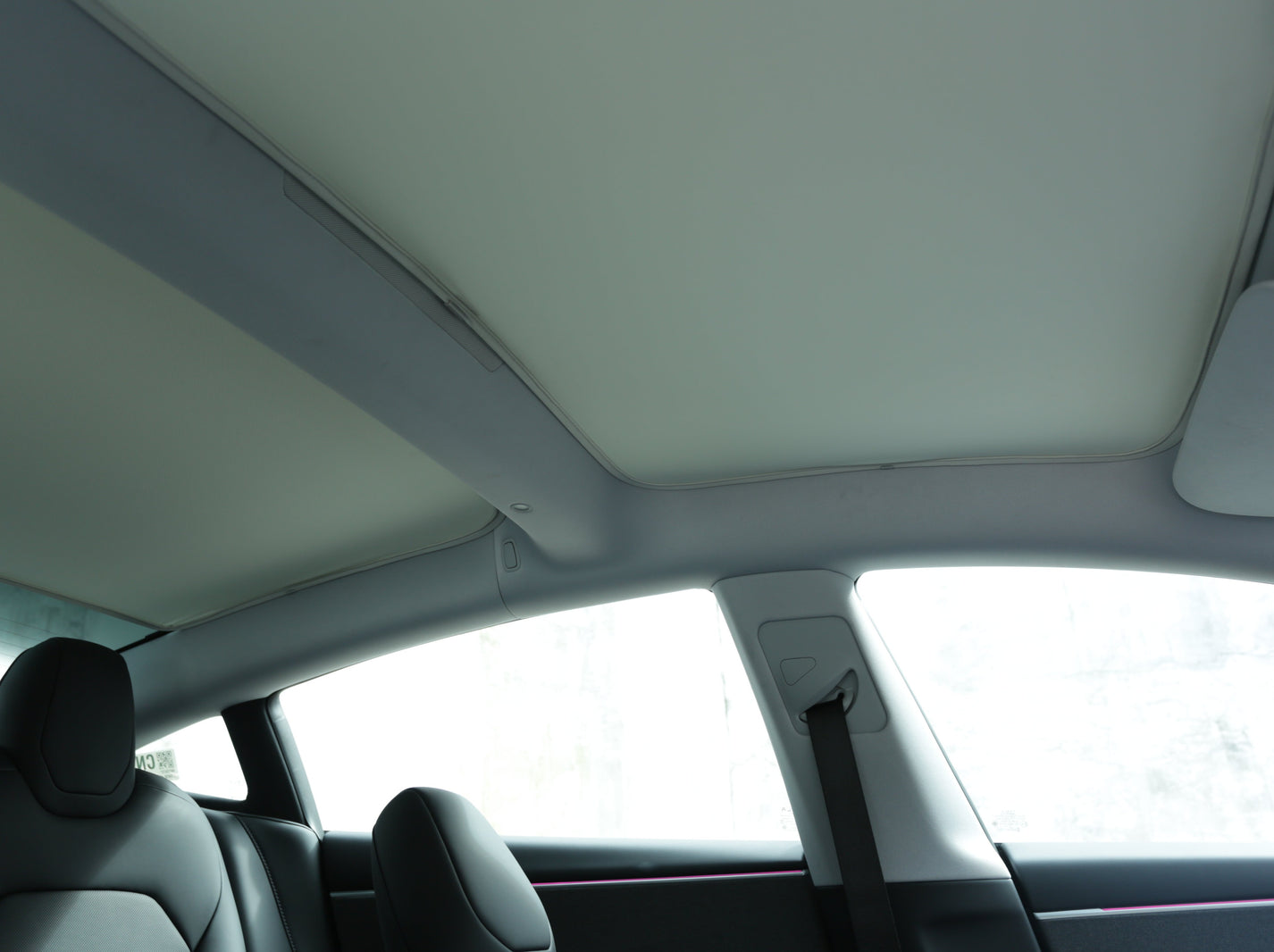 Model 3 Highland 2024+: Panoramic Glass Roof Sunshades – EVACA Premium ...