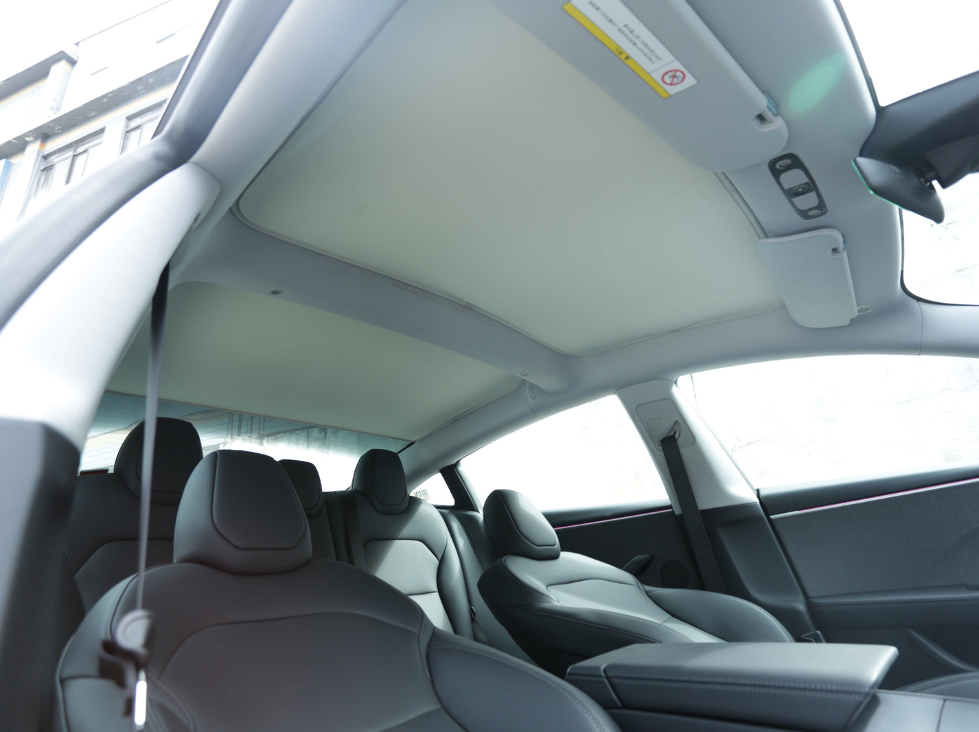 Model 3 Highland 2024+: Panoramic Glass Roof Sunshades – EVACA Premium ...